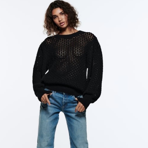 Zara | Sweaters | Zara Textured Knit Sweater | Poshmark